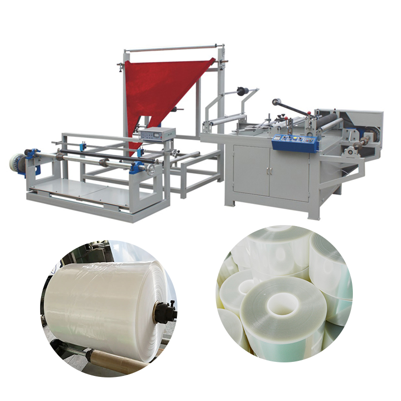 Automatic Plastic Film Folding Machine PE Rewinding PVC Plf BOPP Sheet ...