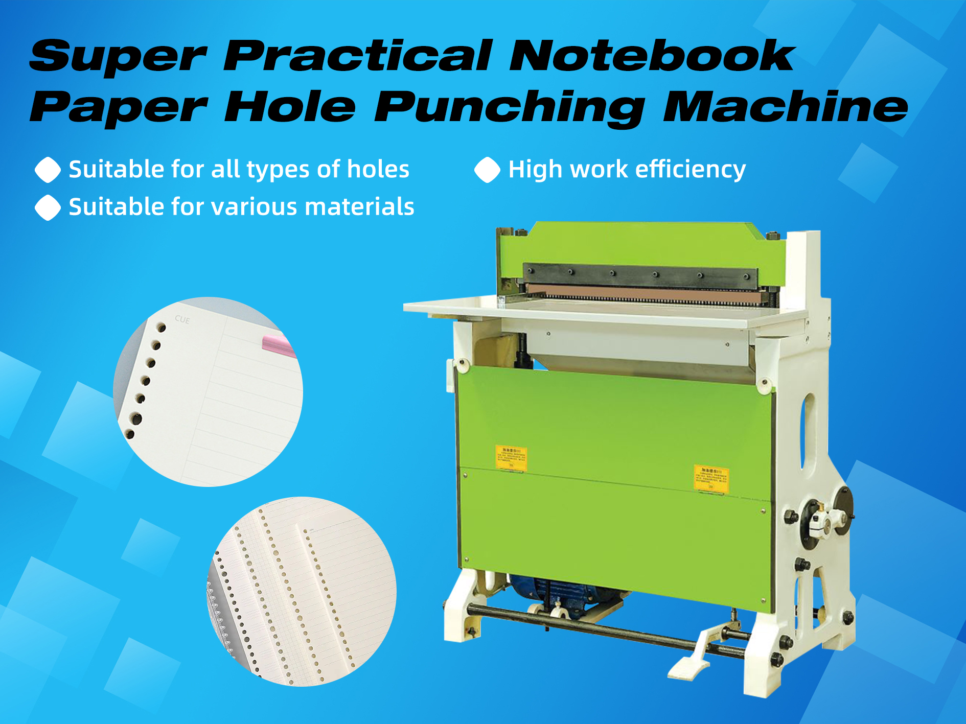 Super Practical Notebook Paper Hole Punching Machine | PRINCE