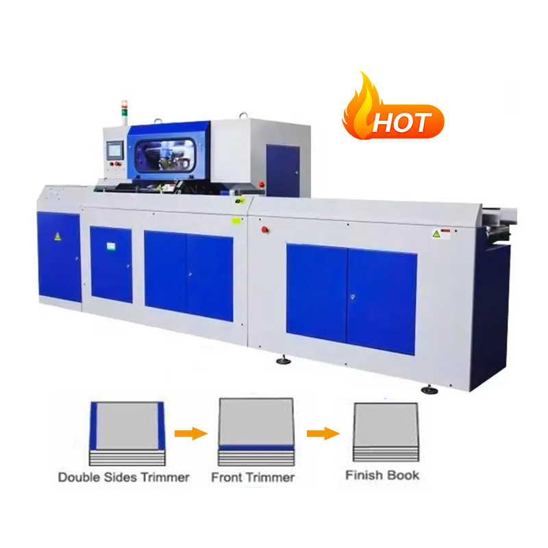 Automatic Cortadora De Libros Guillotine 3 Blade Side Edge A4 Paper ...