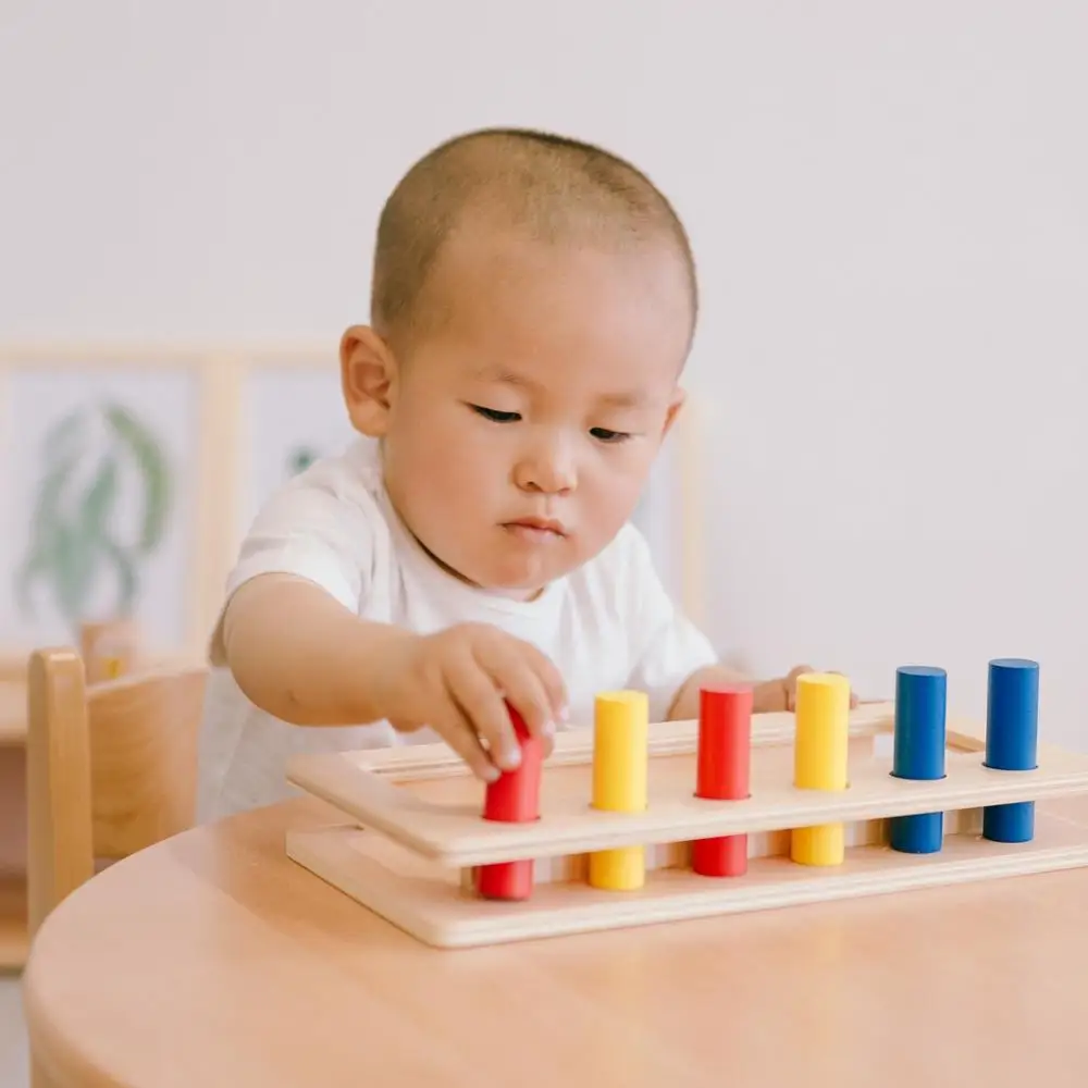 Wooden Baby Montessori Educational Toys - Wholesale Peg Box ...