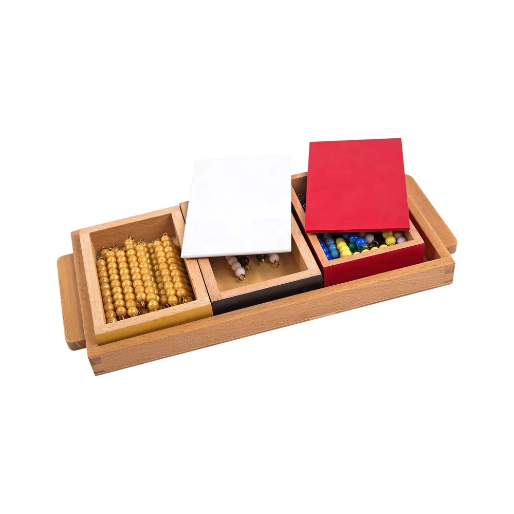 Montessori-math-toys Beads Leader Joy China Material Addition Snake ...