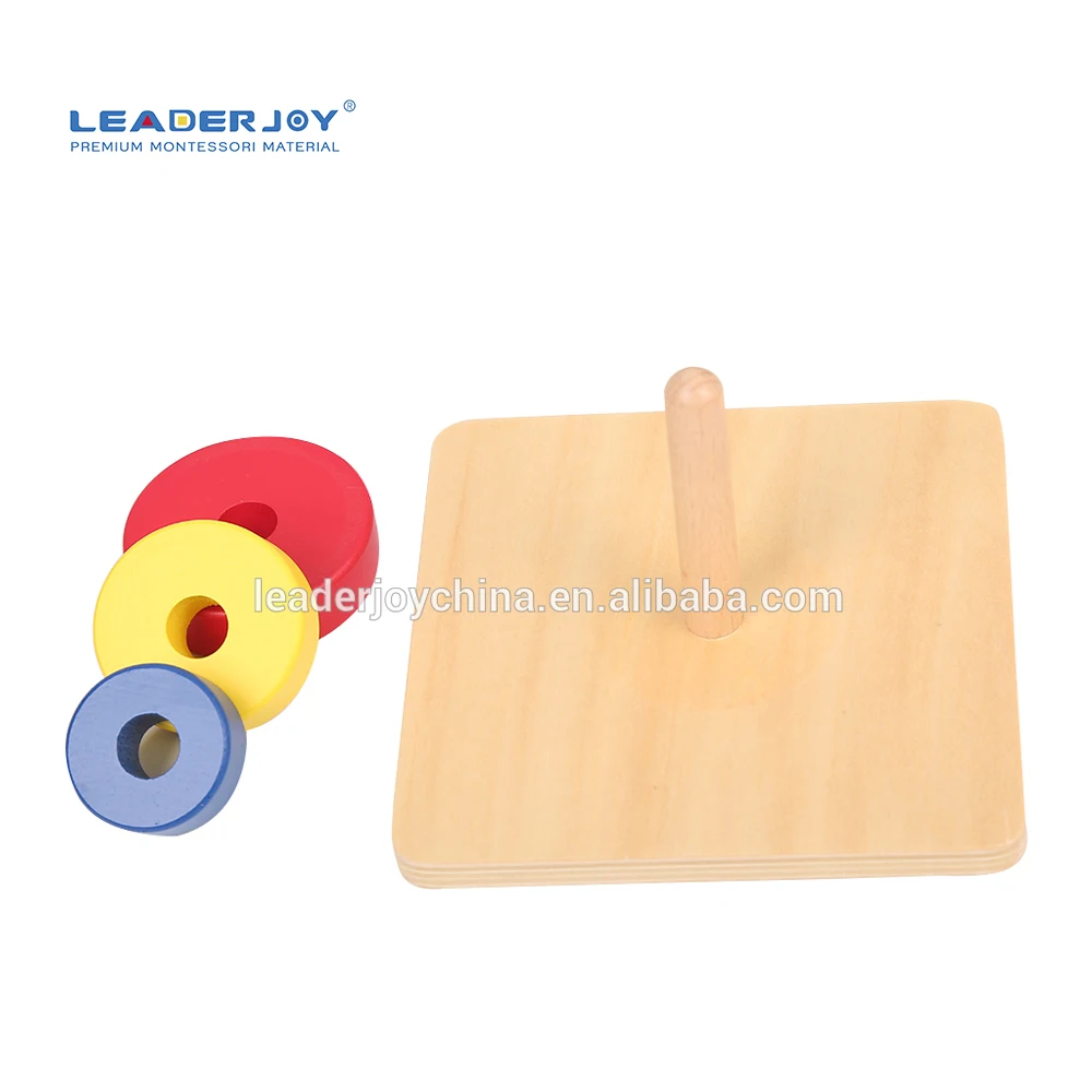 Montessori Wooden House Baby Stacker Toy for Infants and Toddlers OEM ...