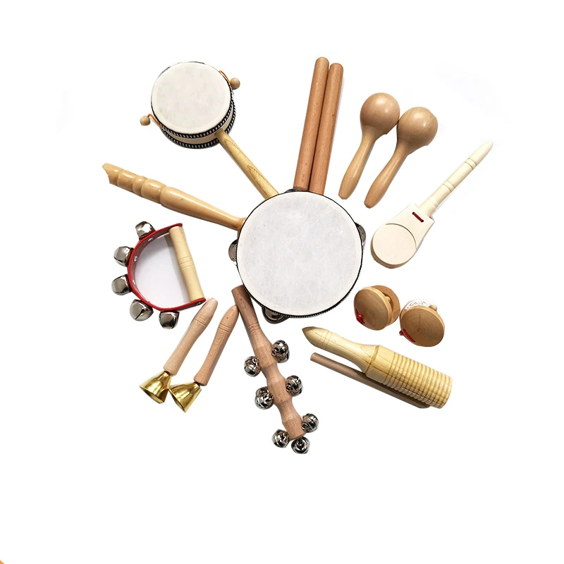 Orff Percussion Instrument 5-piece Children's Music Set | Baby Toys