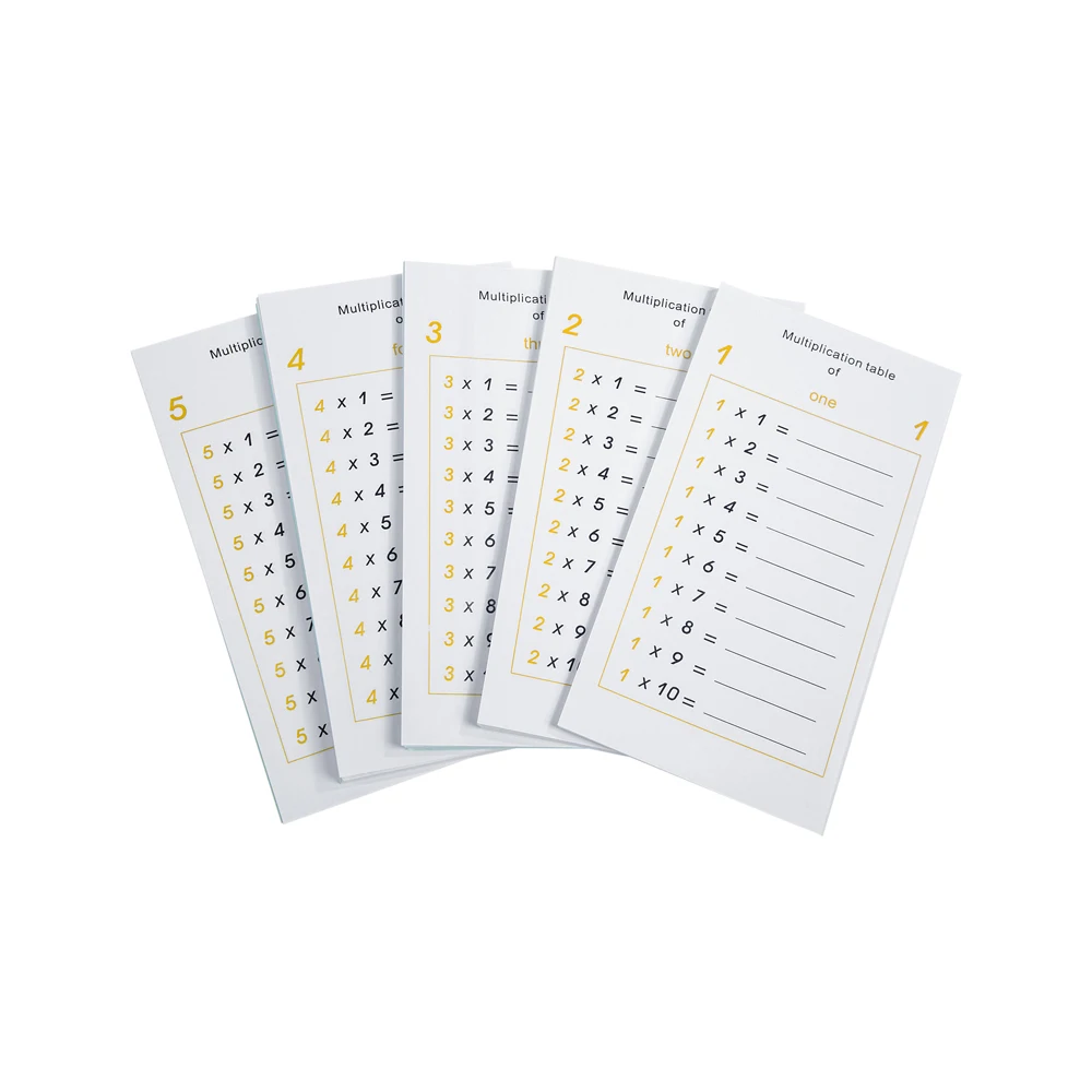 Leaderjoy Paper Kids Educational Learning Tablet - Montessori Math ...