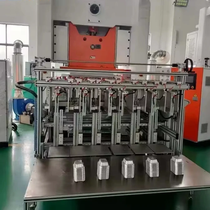 Fully Automatic Aluminium Foil Container Making Machine for Multiple ...