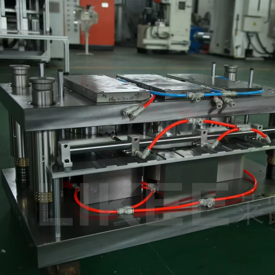 Automatic Aluminum Wrinkle Wall Foil Container Stamping Multi-cavity ...