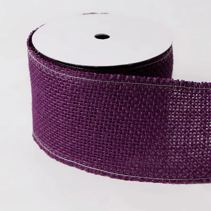 Hight Quality Custom Wire Burlap Ribbon Christmas Burlap Ribbon | MSD Bow