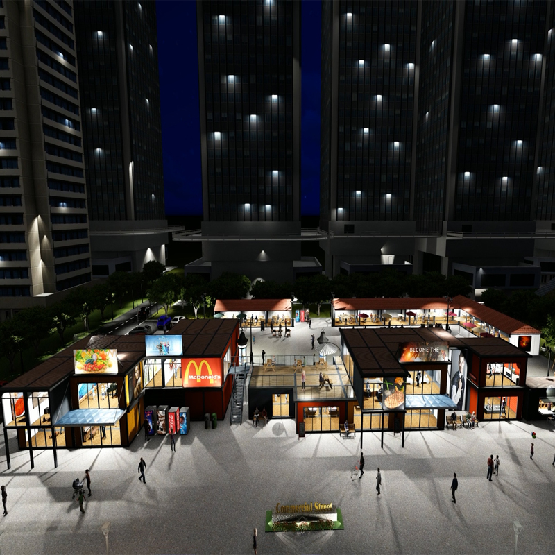 Wellcamp Container Commercial Street Combined By Container House