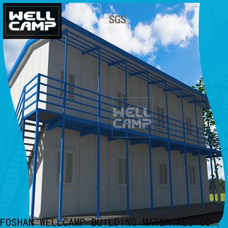 Two Floor Prefab Guest House Classroom for Labour Camp | WELLCAMP ...