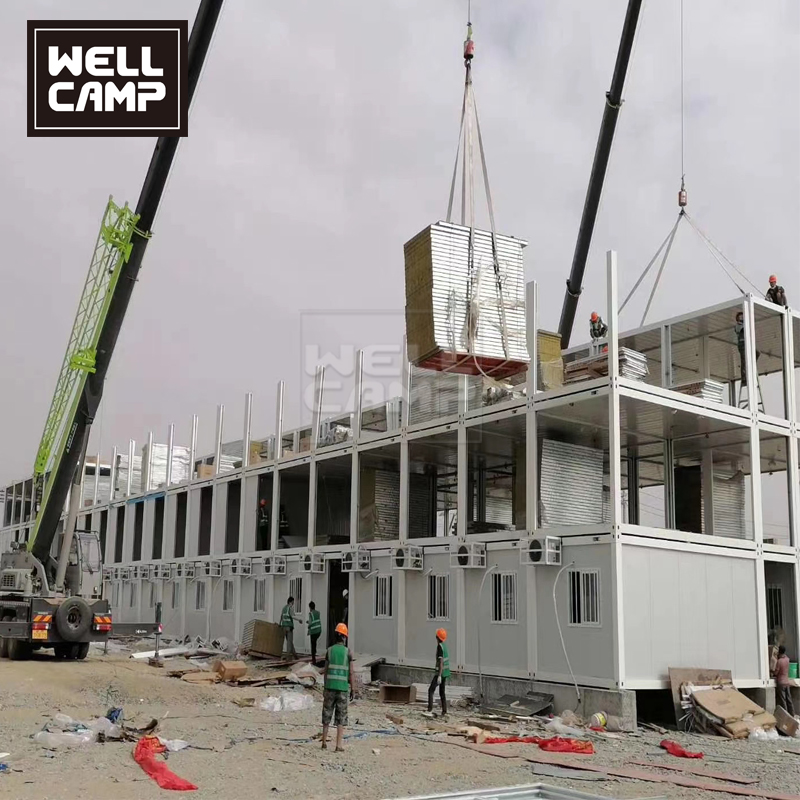 Kuwait Flat Pack Container Dormitory in Prefab Labor Camp | Wellcamp