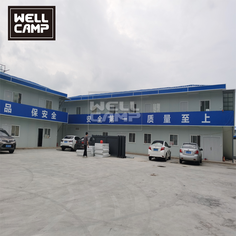 Temporary Prefab Police Station Office Project in China | Wellcamp