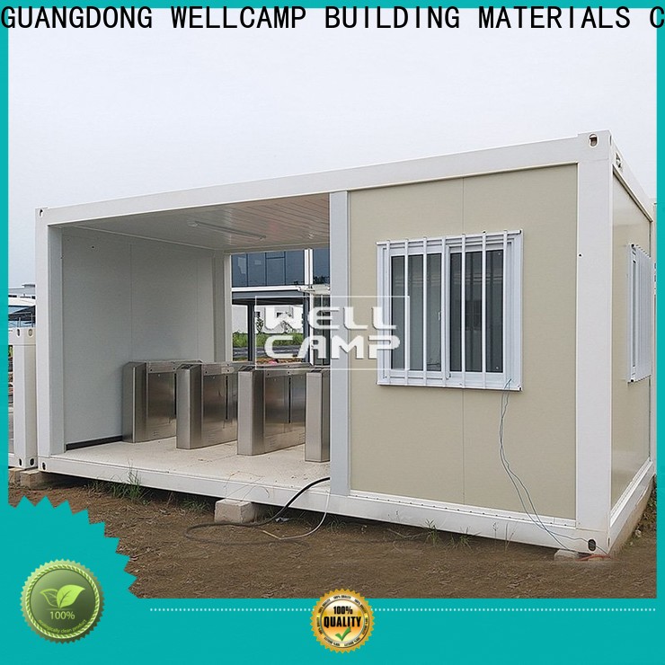 Roof Cargo House with Walkway Online | WELLCAMP, WELLCAMP Prefab House ...