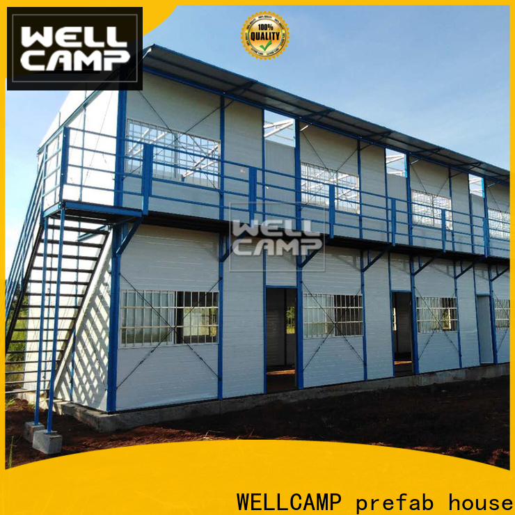 Steel Prefabricated Concrete Houses on Seaside for Hospital | WELLCAMP ...