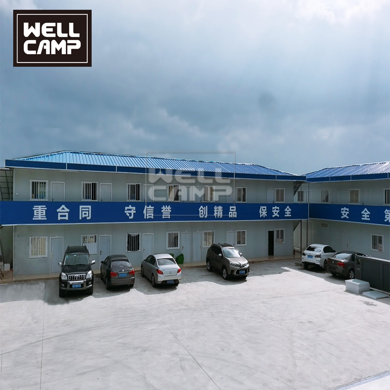 Temporary Prefab Police Station Office Project in China | Wellcamp