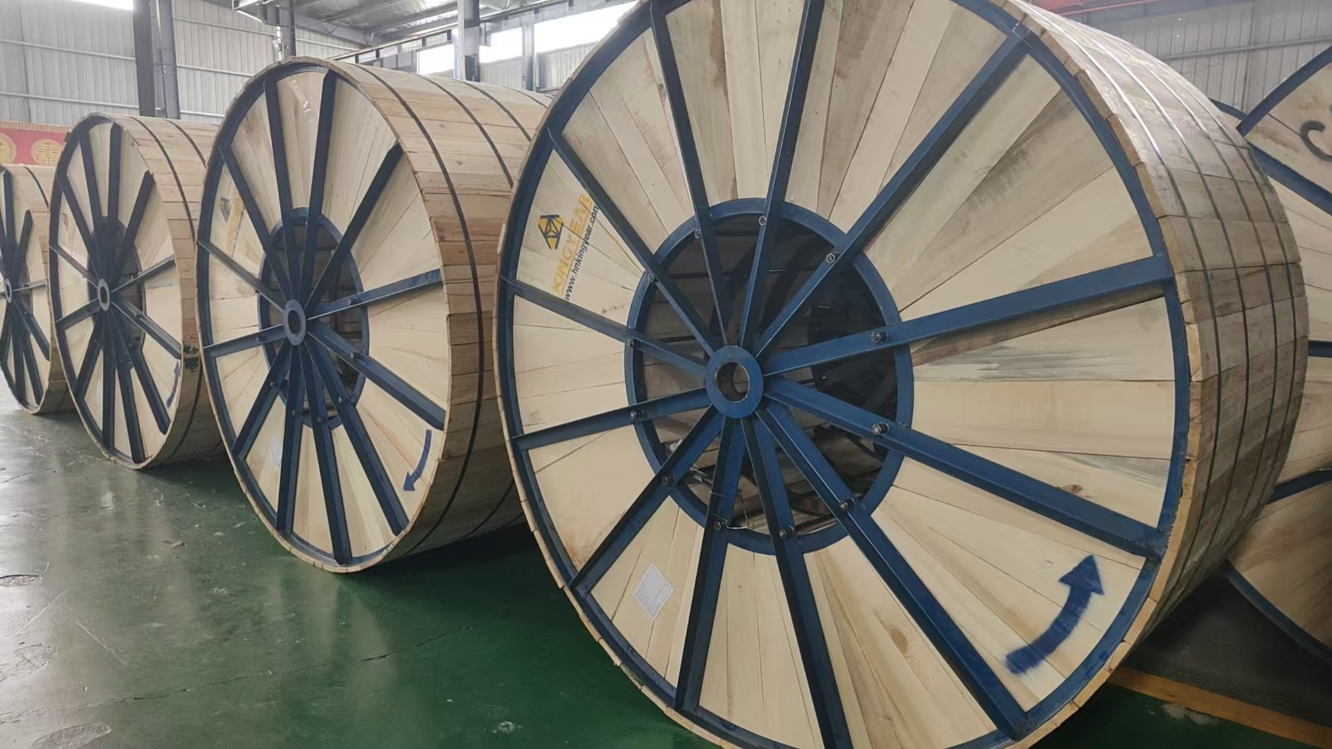 Greased Bare Conductor ACSR Package Finished and Will Be on Board soon ...