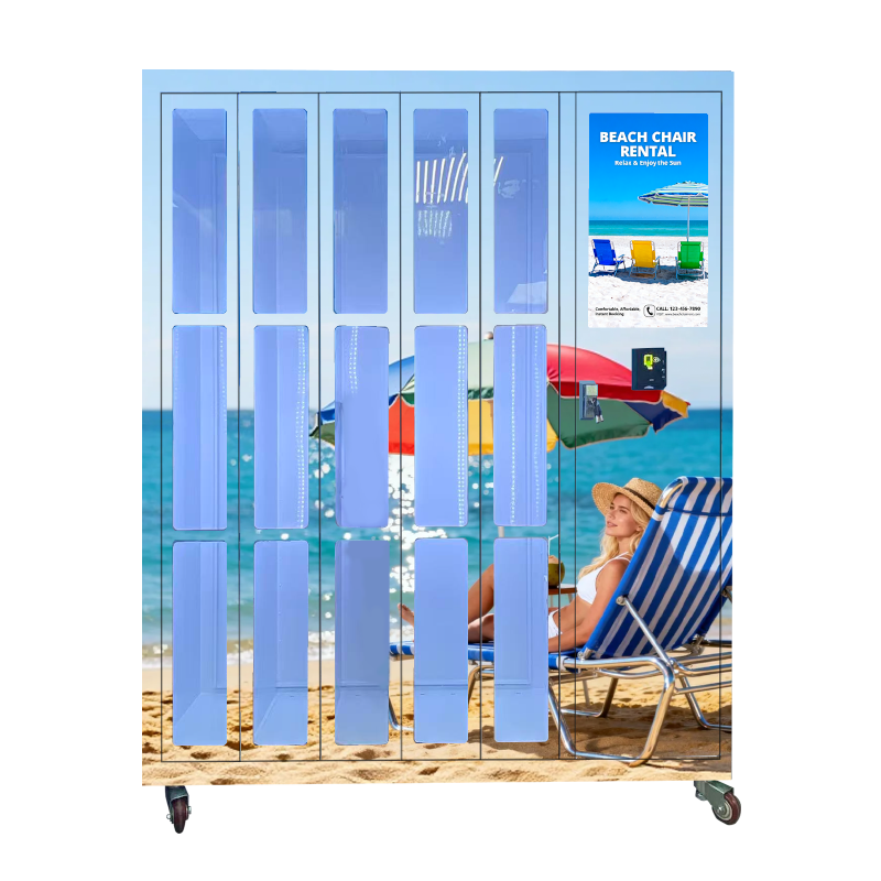 Seaside Beach Chair Rental Machines Support 24/7 Rental Suitable for ...