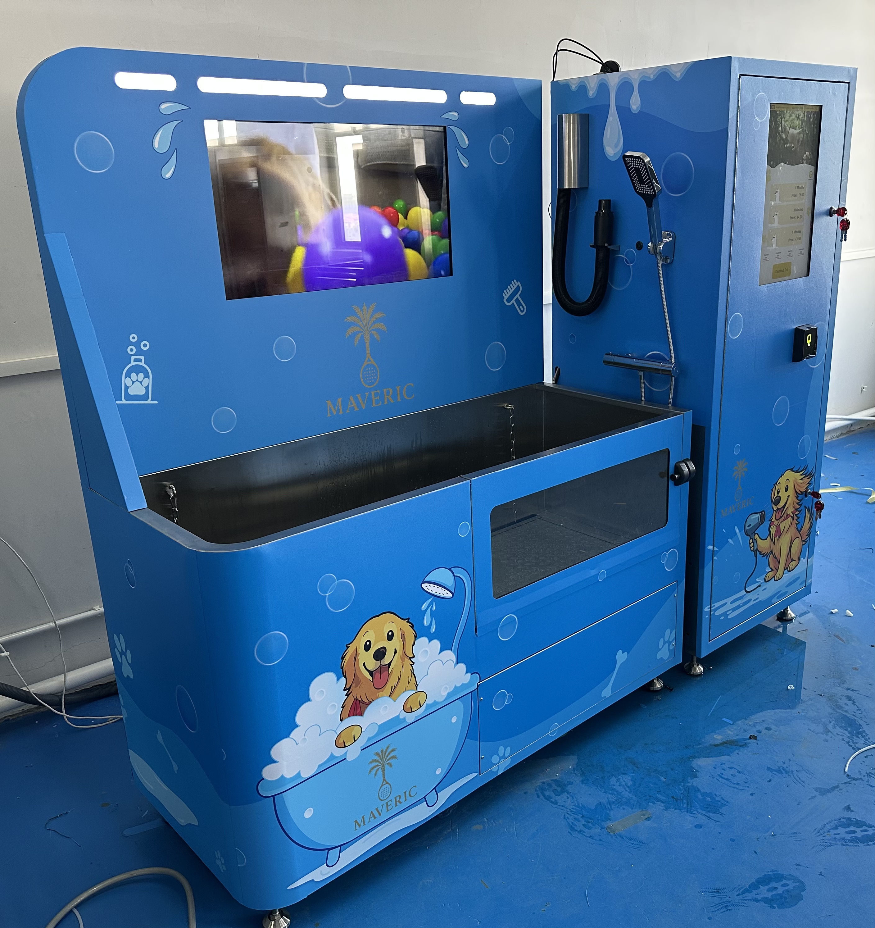 스마트하고 사용하기 쉬운 셀프 애견 목욕 스테이션으로 수익성 높은 셀프 애견 목욕 사업을 시작하세요 | WEIMI