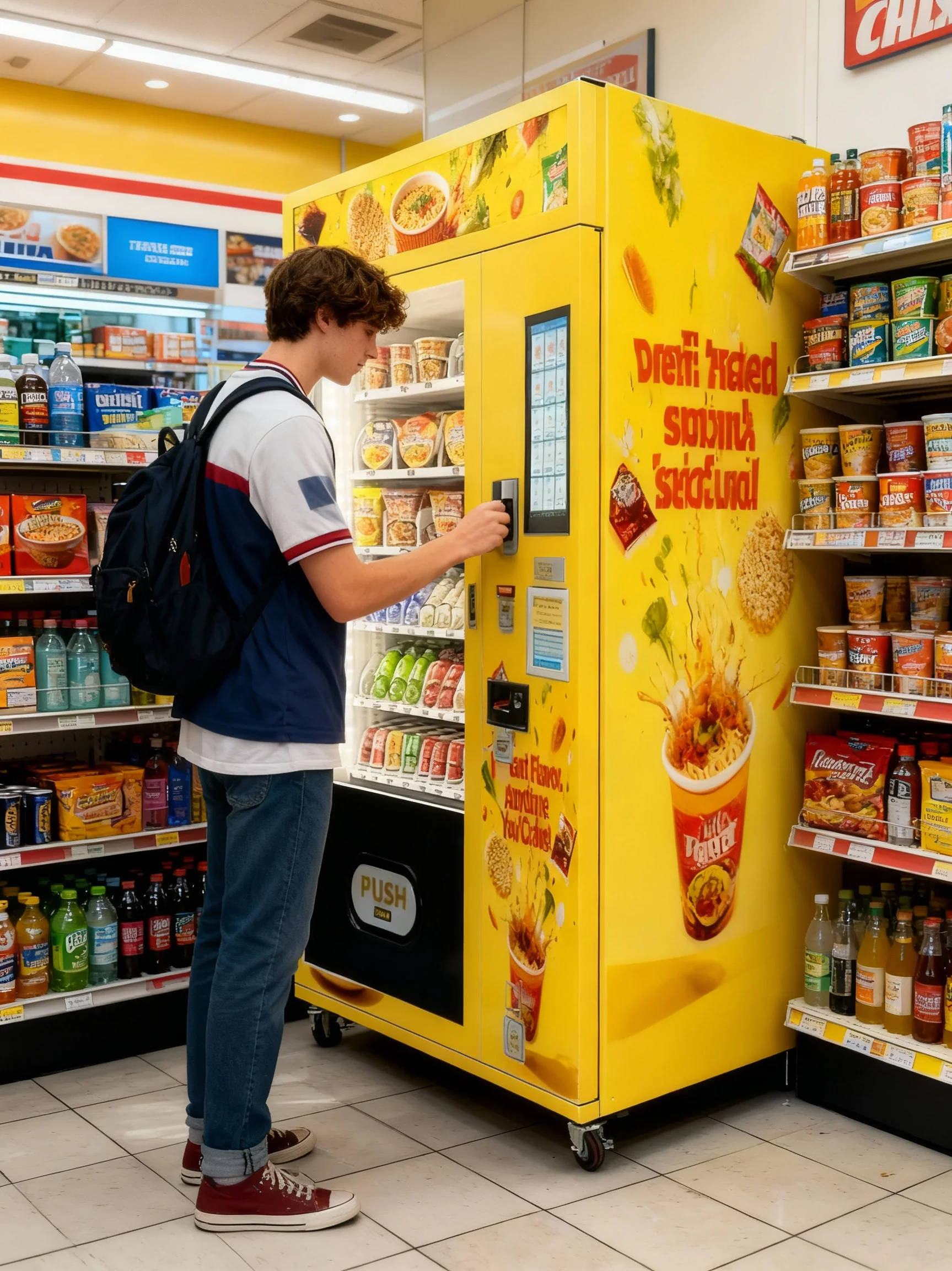 A Profitable 24/7 Ramen Vending Machine with Built-in Hot Water and ...