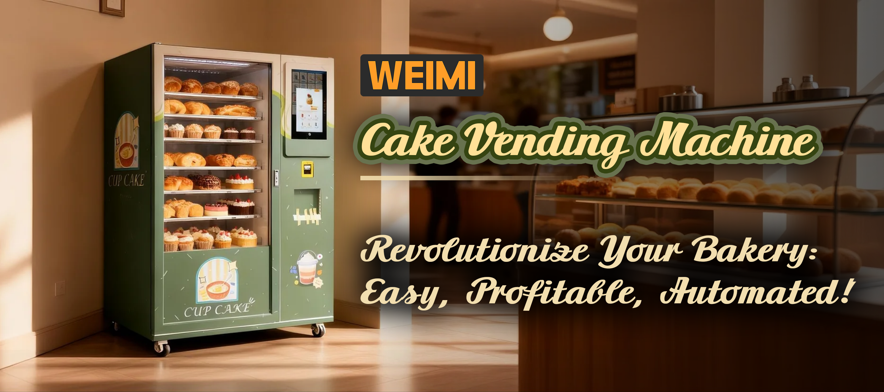 WEIMI Cake Vending Machine: the Ultimate 24/7 Solution for Home Bakers ...