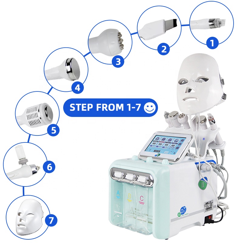 Machine de beauté pour le visage Hydra Oxygen 6 en 1, Jet Dermabrasion ...