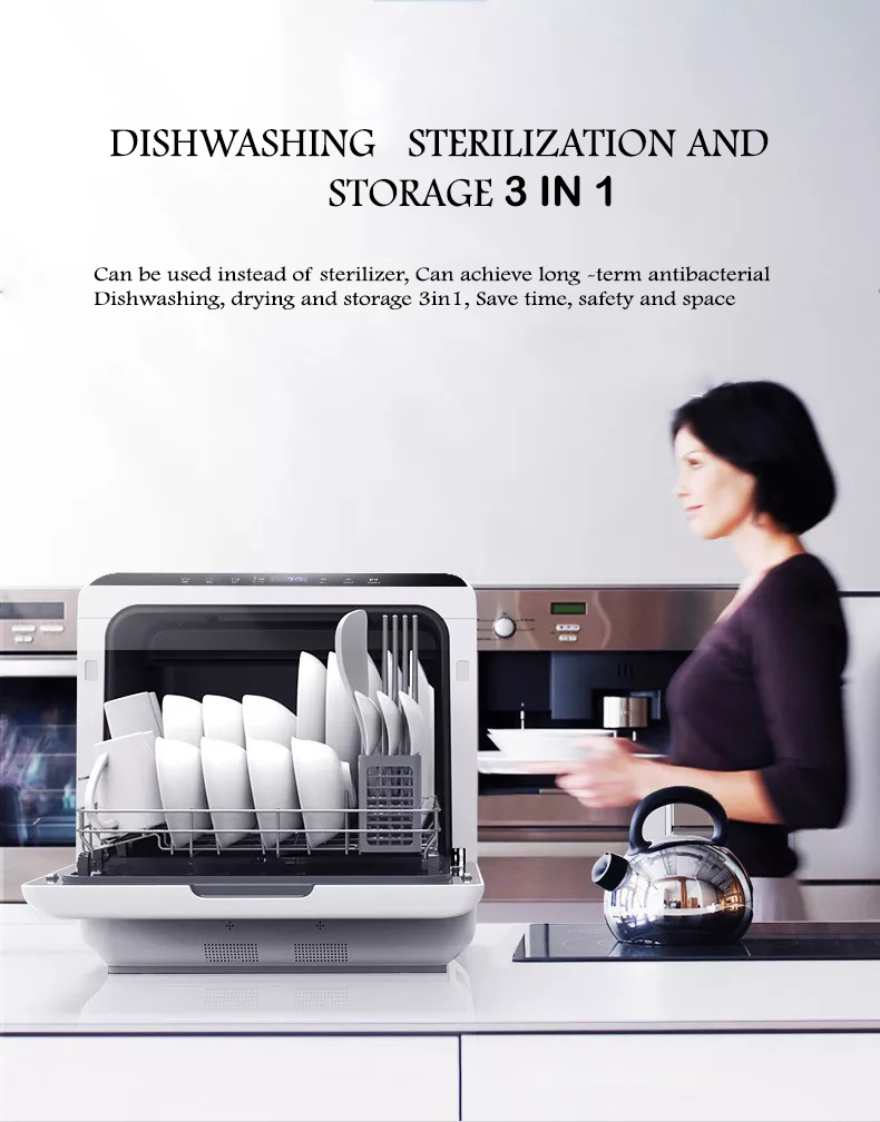 3 in 1 Dishwashers Portable Multifunction Smart Kitchen Cleaning ...