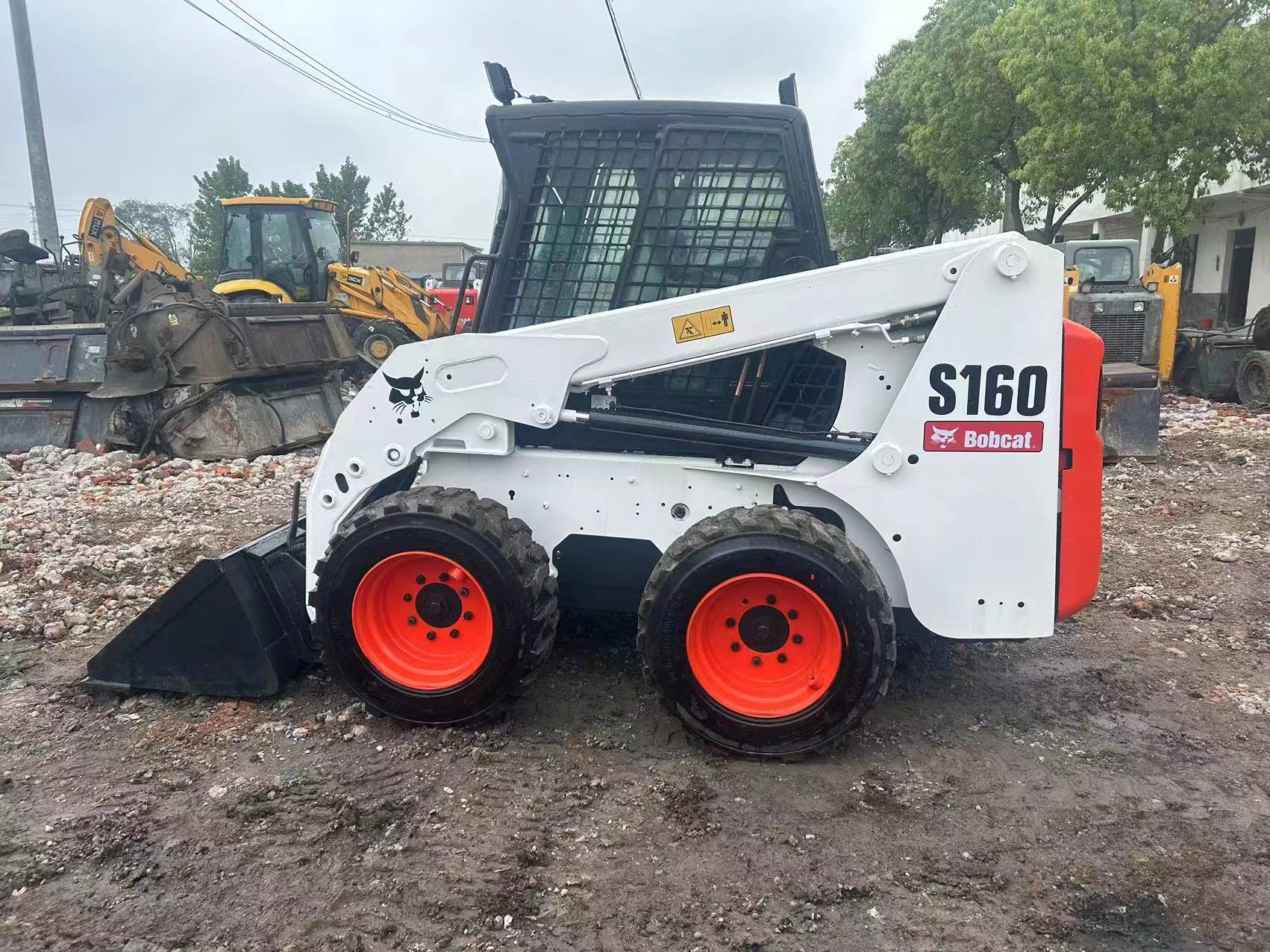 Bobcat S160 Skid Steer Loader - Heavy-duty Construction Equipment ...