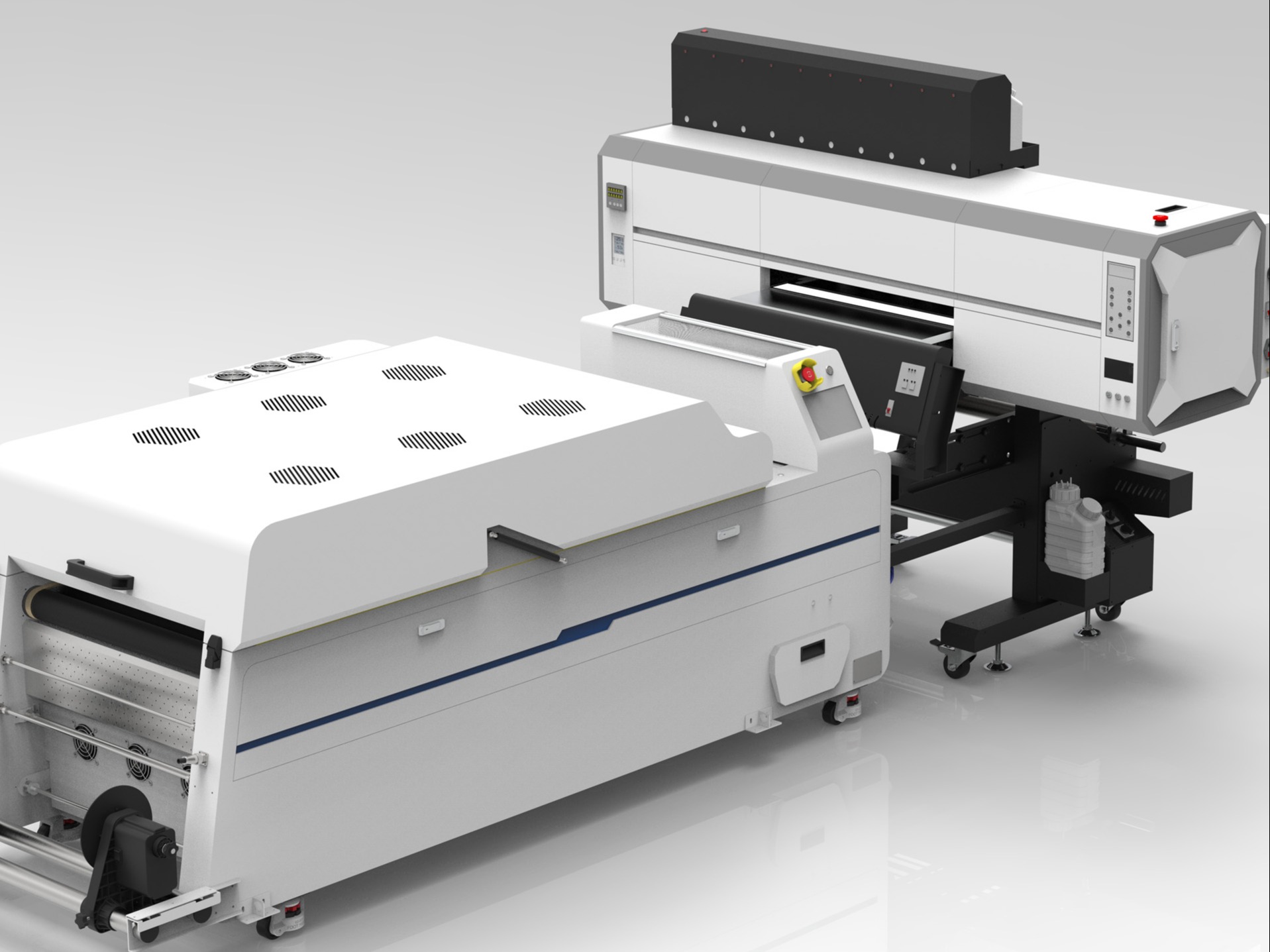 7 Heads High-Speed DTF Digital Inkjet Printing Machine | PRINTINGPLUS