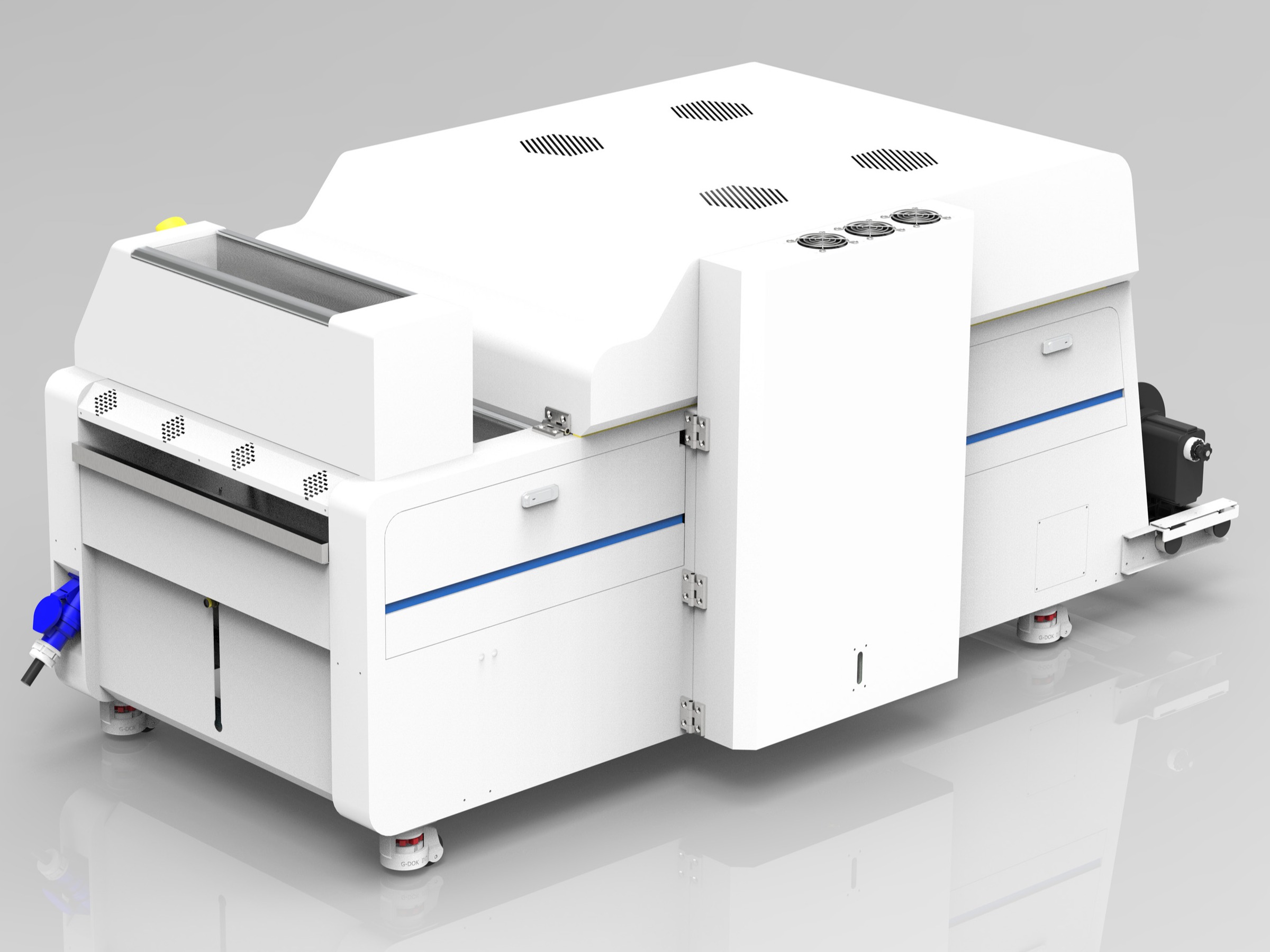 110V Powder Shaker Machine with Smoke Purifier & Touch Screen for Clean ...