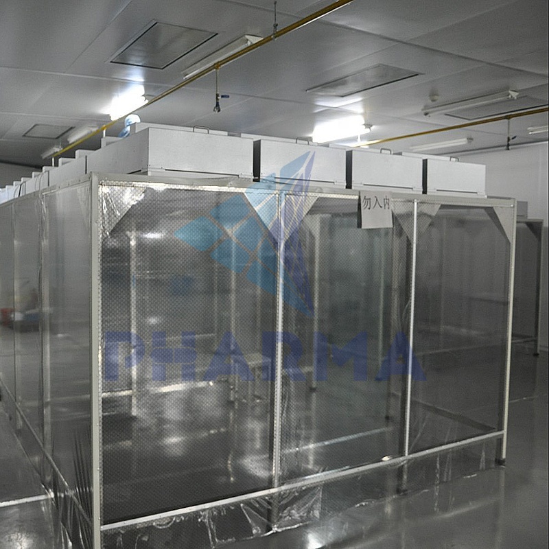 150 Sq Ft Gmp Production Tents with Anti Acrylic Board-PHARMA