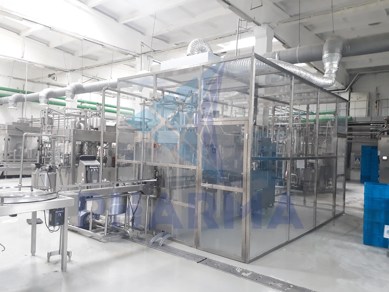 Glass Wall Modular Cleanroom | Pharma