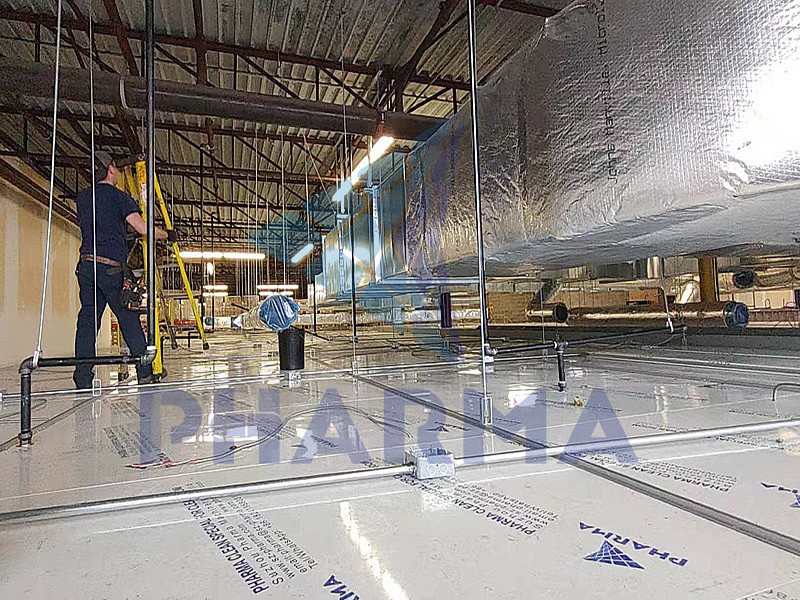 Cleanroom Ceiling: Non-walkable Ceiling and Walkable Ceiling