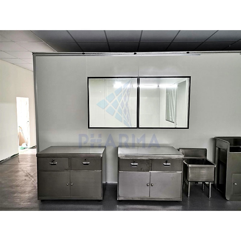 GMP Pharmaceutical Cleanroom Turnkey Project Food Clean Room Window ...