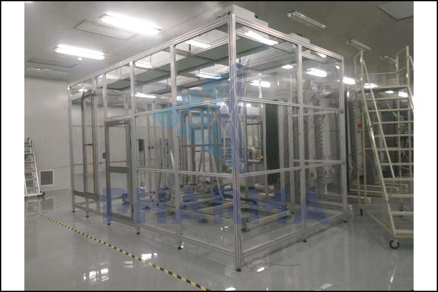 Glass Wall Modular Cleanroom | Pharma