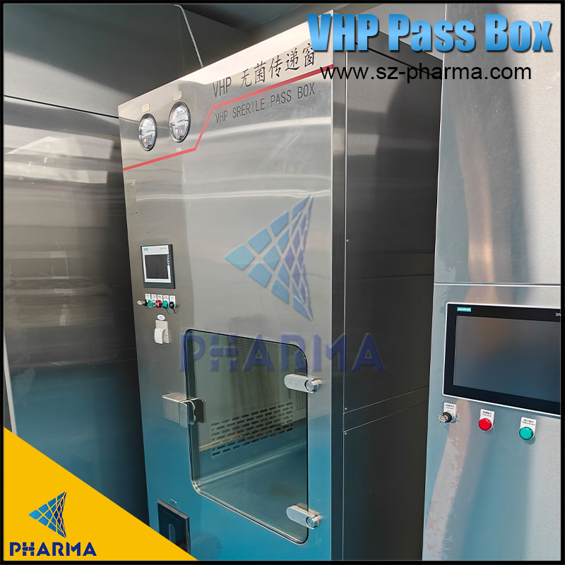 GMP Clean Room Vaporous Hydrogen Peroxide Pass Box Electronic Interlock ...