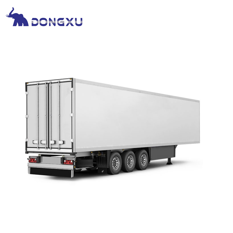 3 Axle Dry Van Semi Trailer for Freight Transport - DongXu Vehicle
