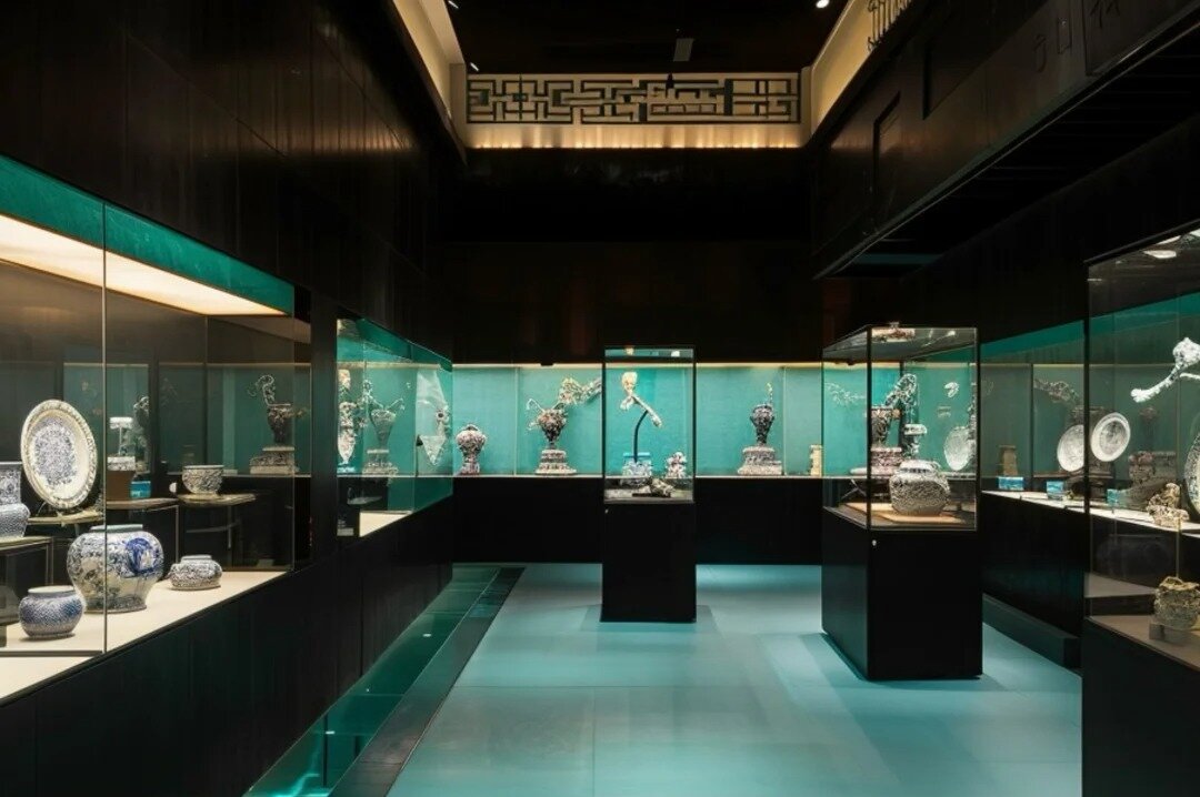 Custom Museum Display Cases Frameless Glass Museum Showcase Design YMF ...