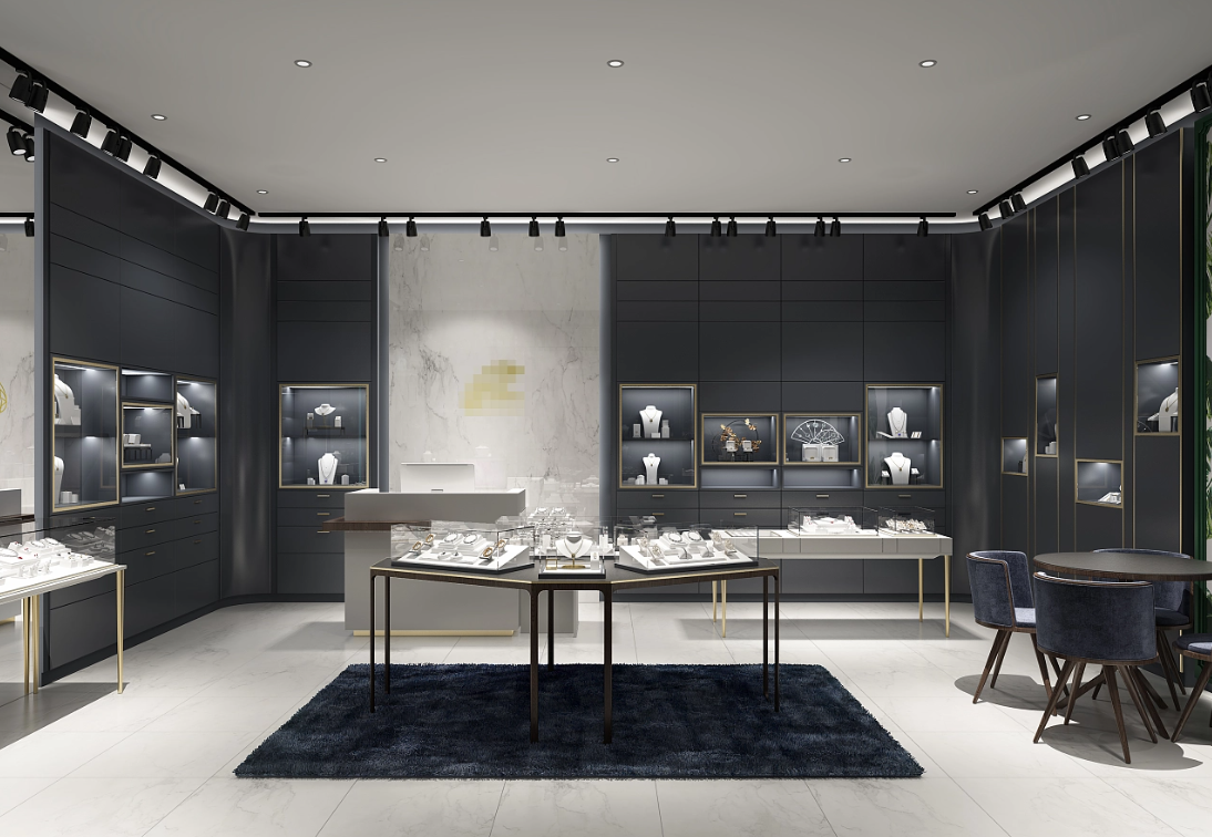 Modern Minimalist Jewelry Showcase Custom Jewelry Wall Display Cabinet ...