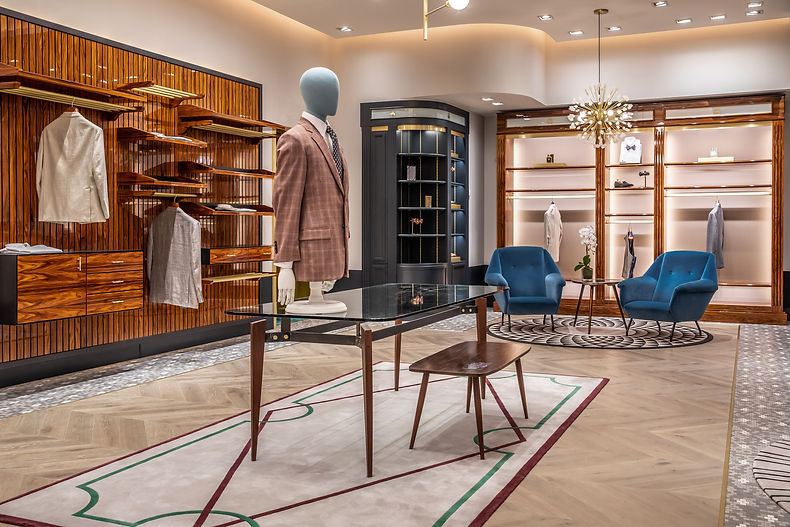 Minimalist Clothing Display Custom Clothing Fashion Retail Display ...