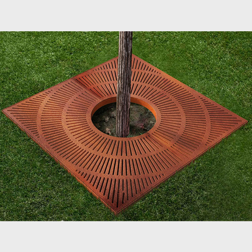 Quality OEM Tree Grate Corten Steel Tree Grilles and Grates ...