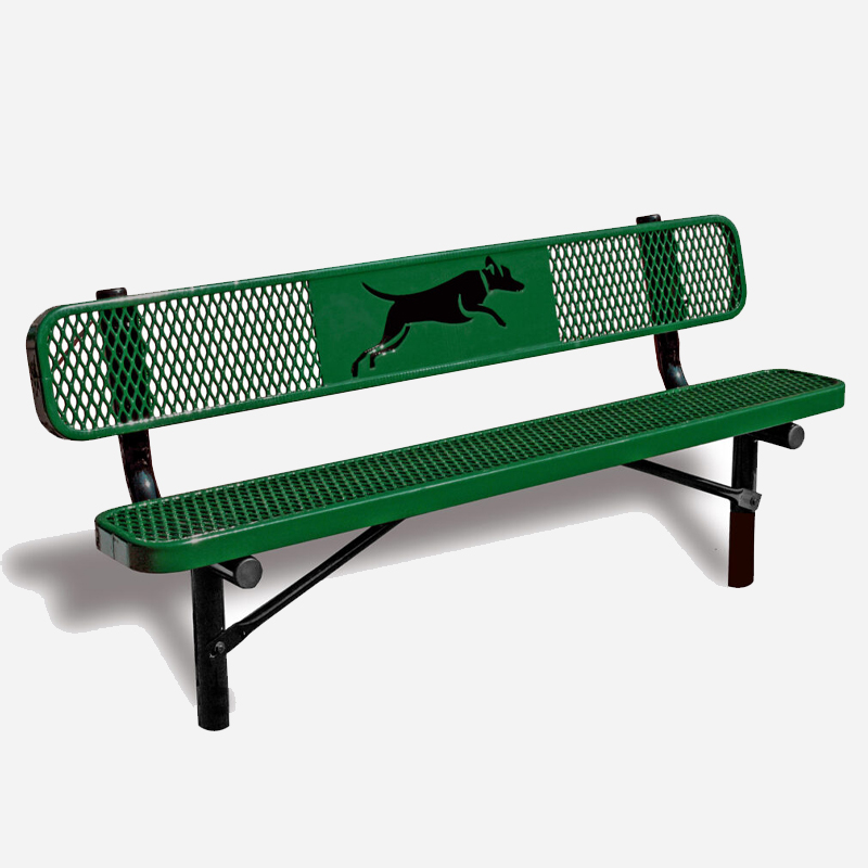 Quality OEM Metal Benches Bench Type Animal Pet Dog Park Metal Bench ...