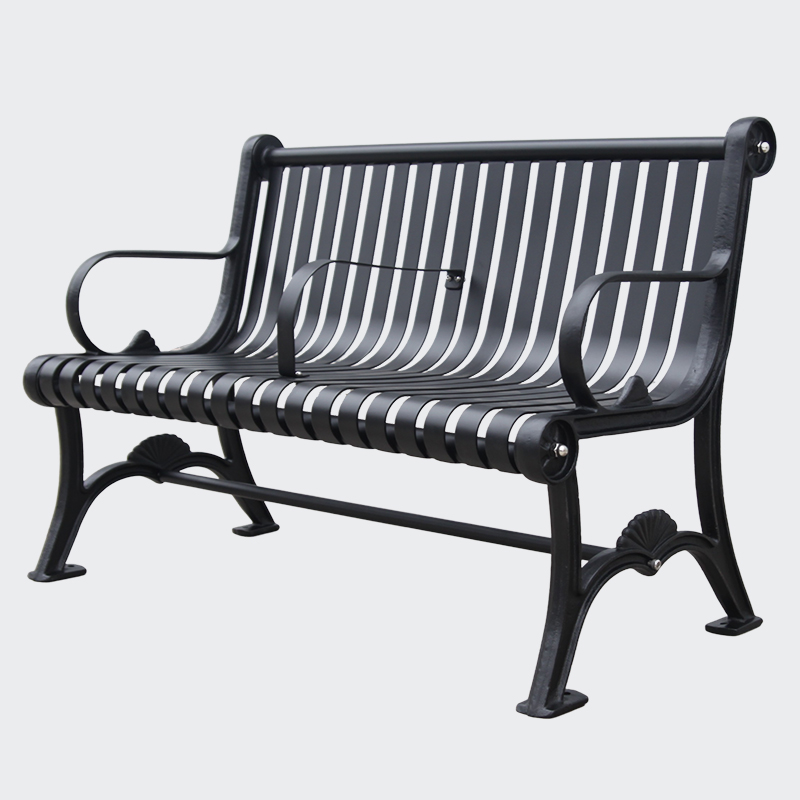 Custom Professional Metal Benches Metal Long Park Garden Bench ...