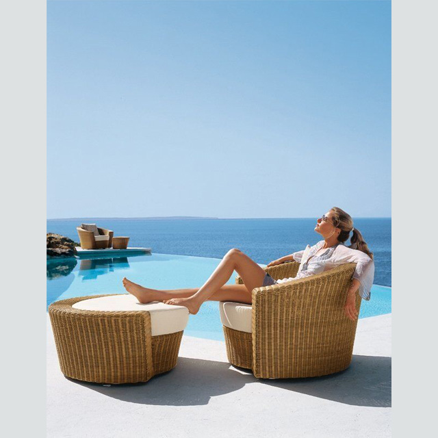 Custom Buy Garden Rattan Furniture Rattan Rope Wicker Furniture Sofa ...