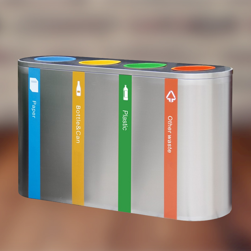 Custom Low Price Metal Trash Bin Design Custom Subway Airport Indoor ...