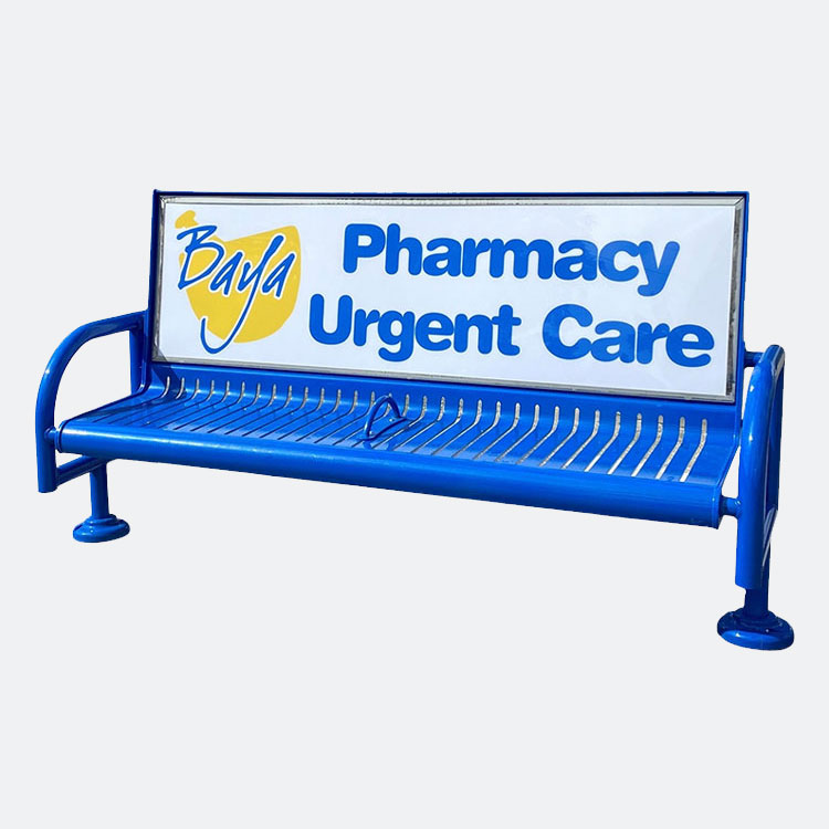 OEM Buy Metal Benches Bus Stop Advertising Traffic System Street ...