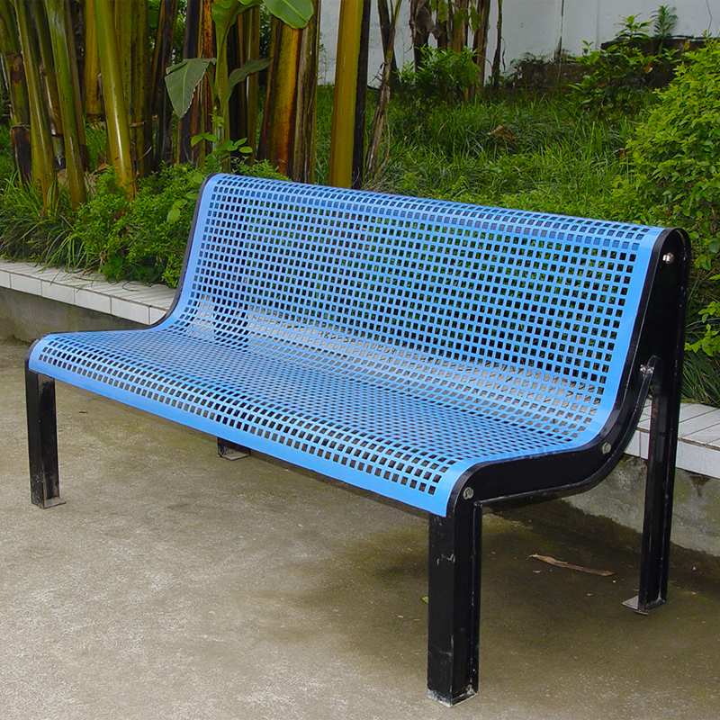 Quality Buy Metal Benches Metal Mesh Perforated Garden Bench ...