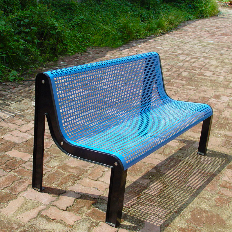Quality Buy Metal Benches Metal Mesh Perforated Garden Bench ...