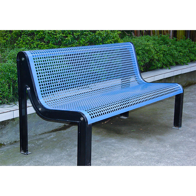 Quality Buy Metal Benches Metal Mesh Perforated Garden Bench ...