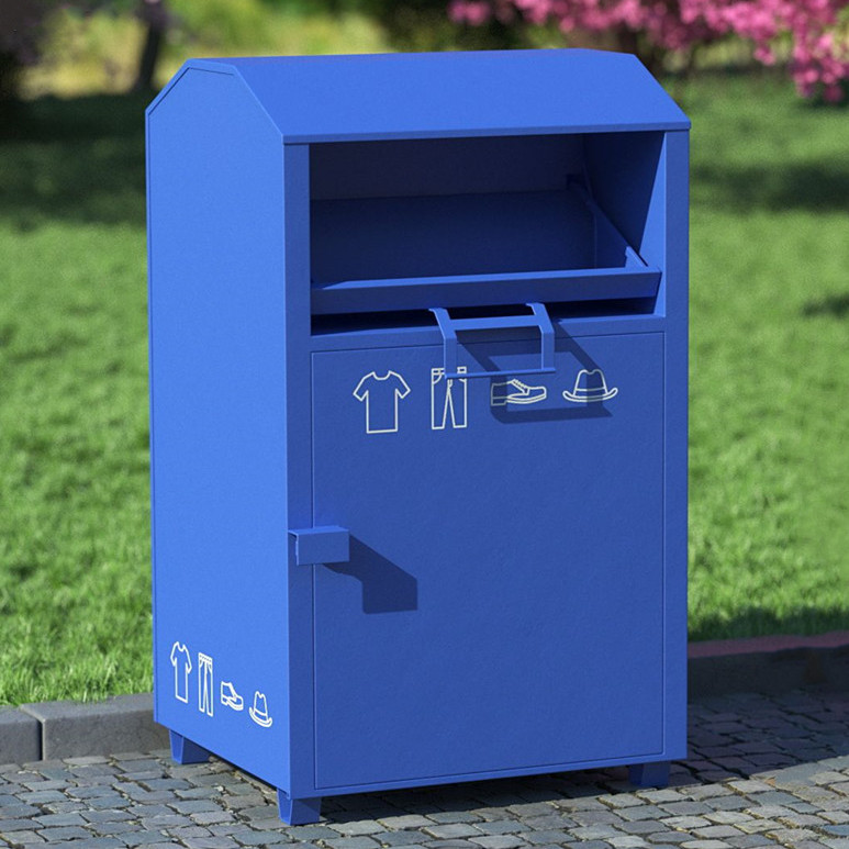 Custom Made Outdoor Recycle Clothes Center Donation Drop Off Box