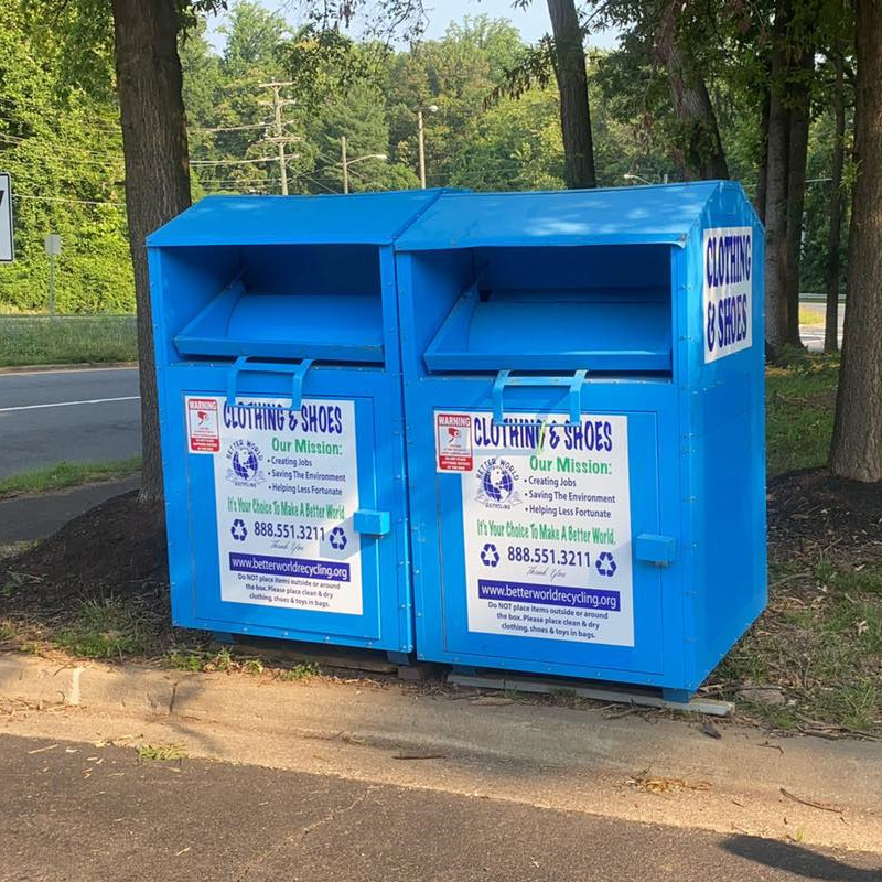 Personalized Outdoor Large Shoes and Clothes Drop Off Donation Box