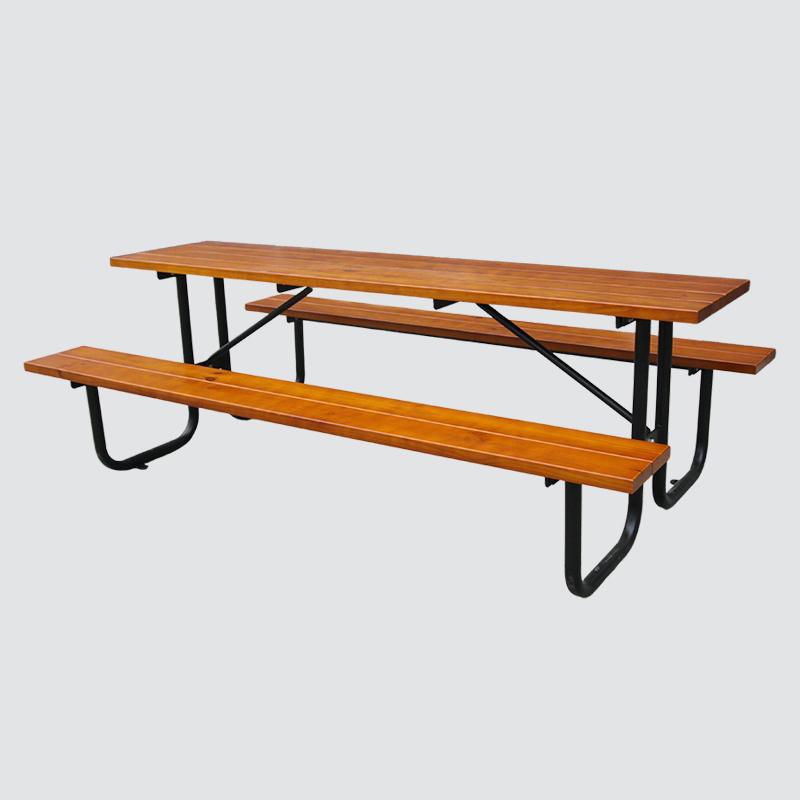 Outdoor Wood Plastic Composite Commercial Picnic Table | Arlau